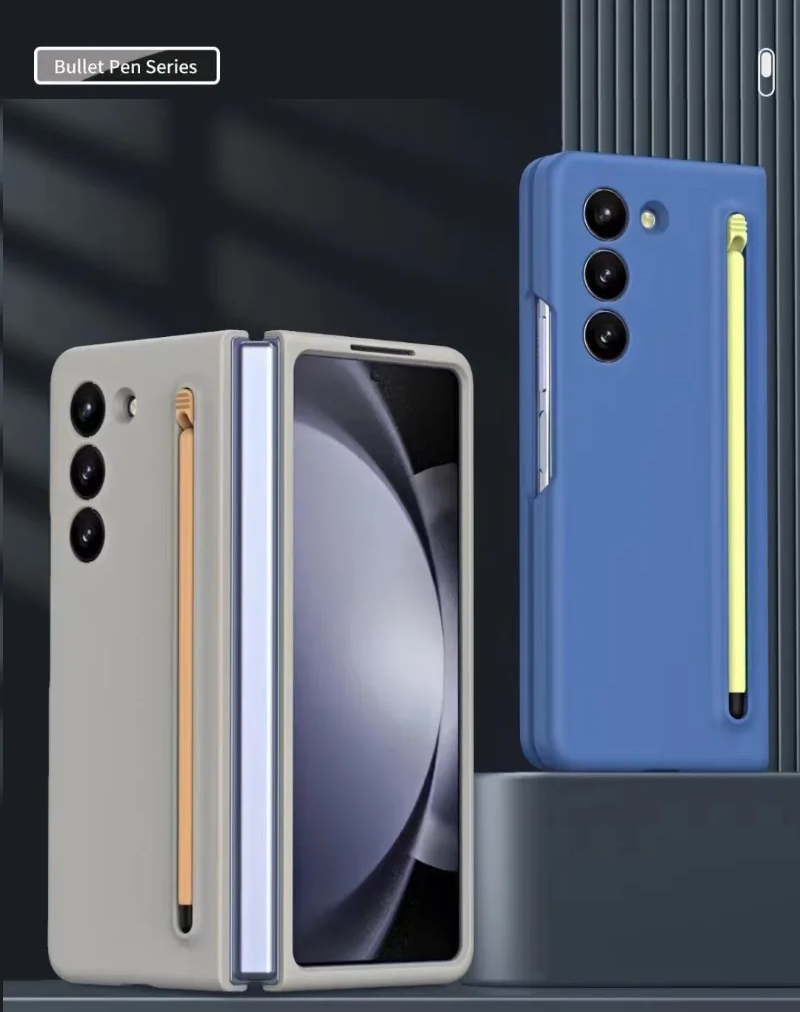 Samsung Galaxy Z Fold 5 Slim S-Pen Case- Light Grey – elefcases