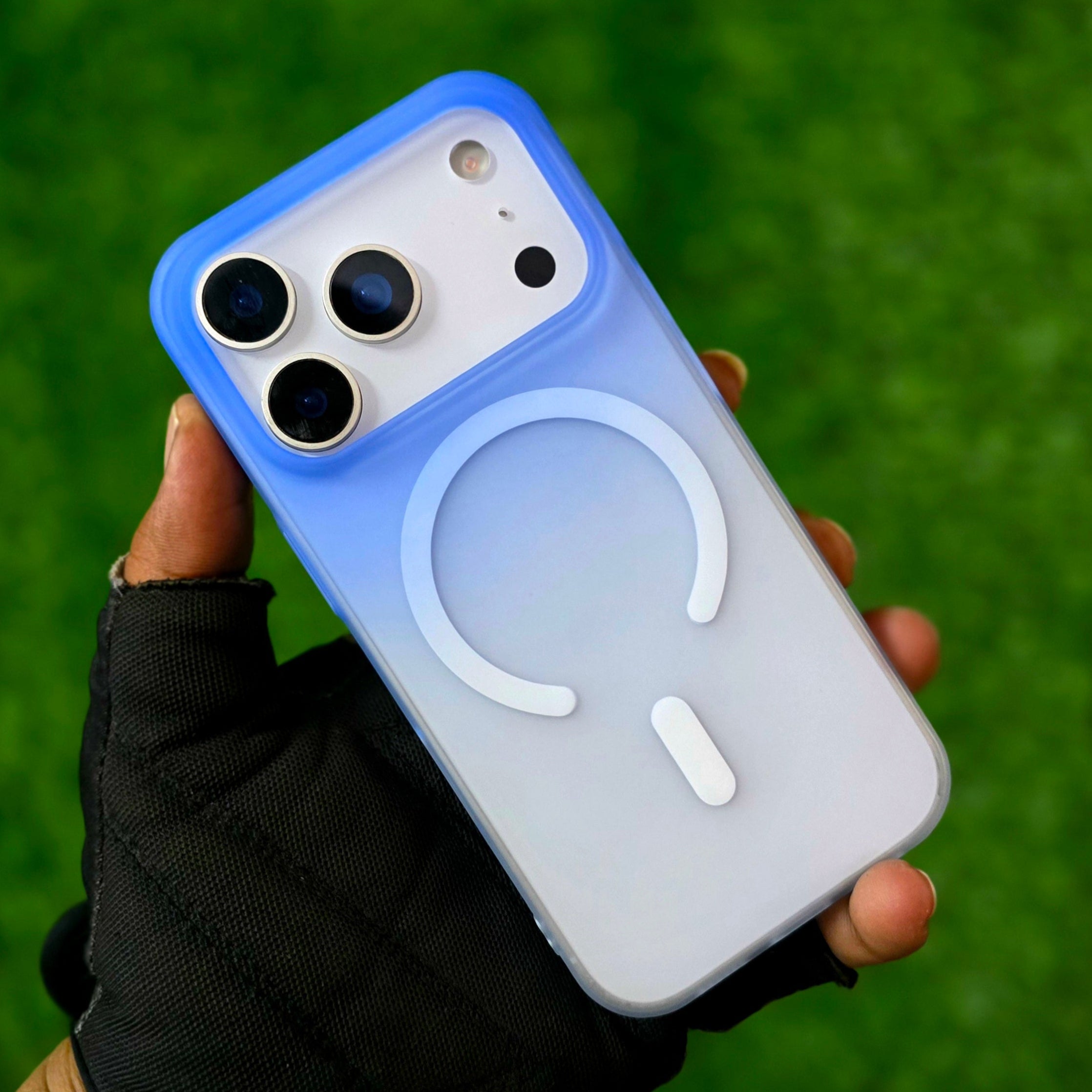 iPhone 17 Pro Max Dual Color Shade Matte Finish Smoke Cover with Magsa ...