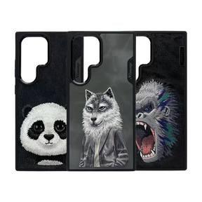 Samsung Galaxy S24 Ultra Original Nimmy Friends 3D Embroidery Leather ...